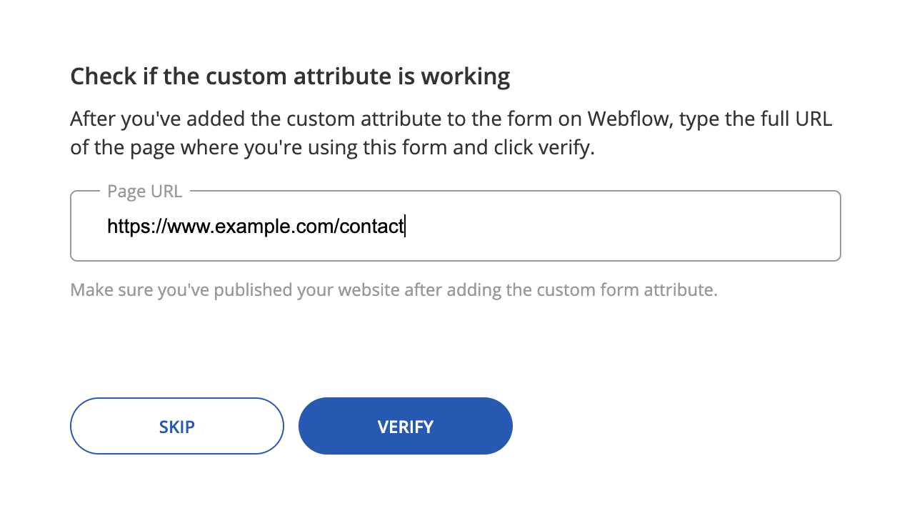Vimkit | Guide - Connecting Webflow forms to Hubspot with Vimkit